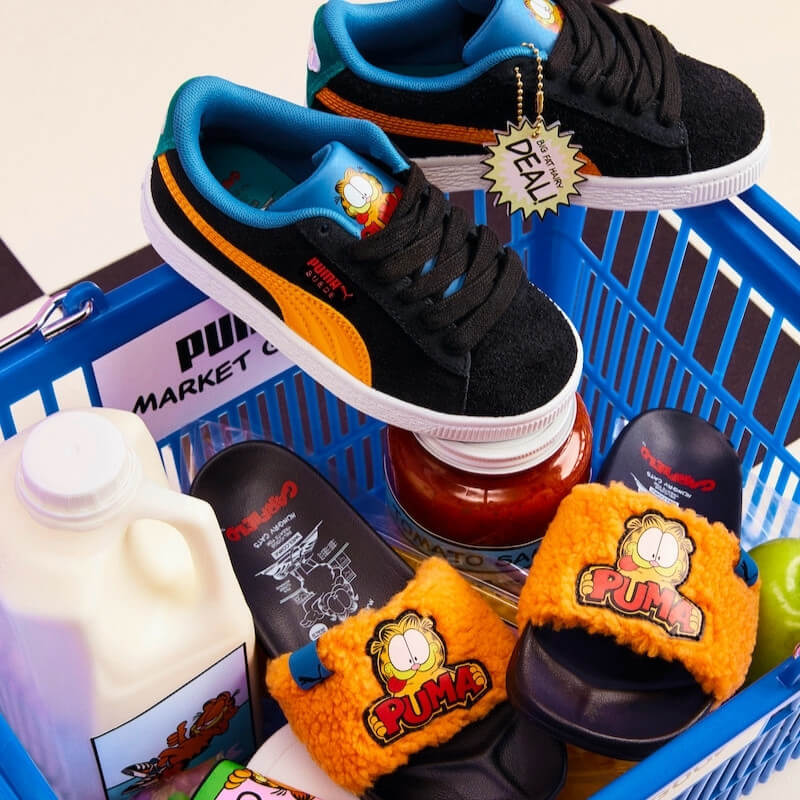 4月28日順次発売【PUMA x GARFIELD Suede コラボコレクション】アメリカの人気キャラクター“ガーフィールド”をデザインにプラス